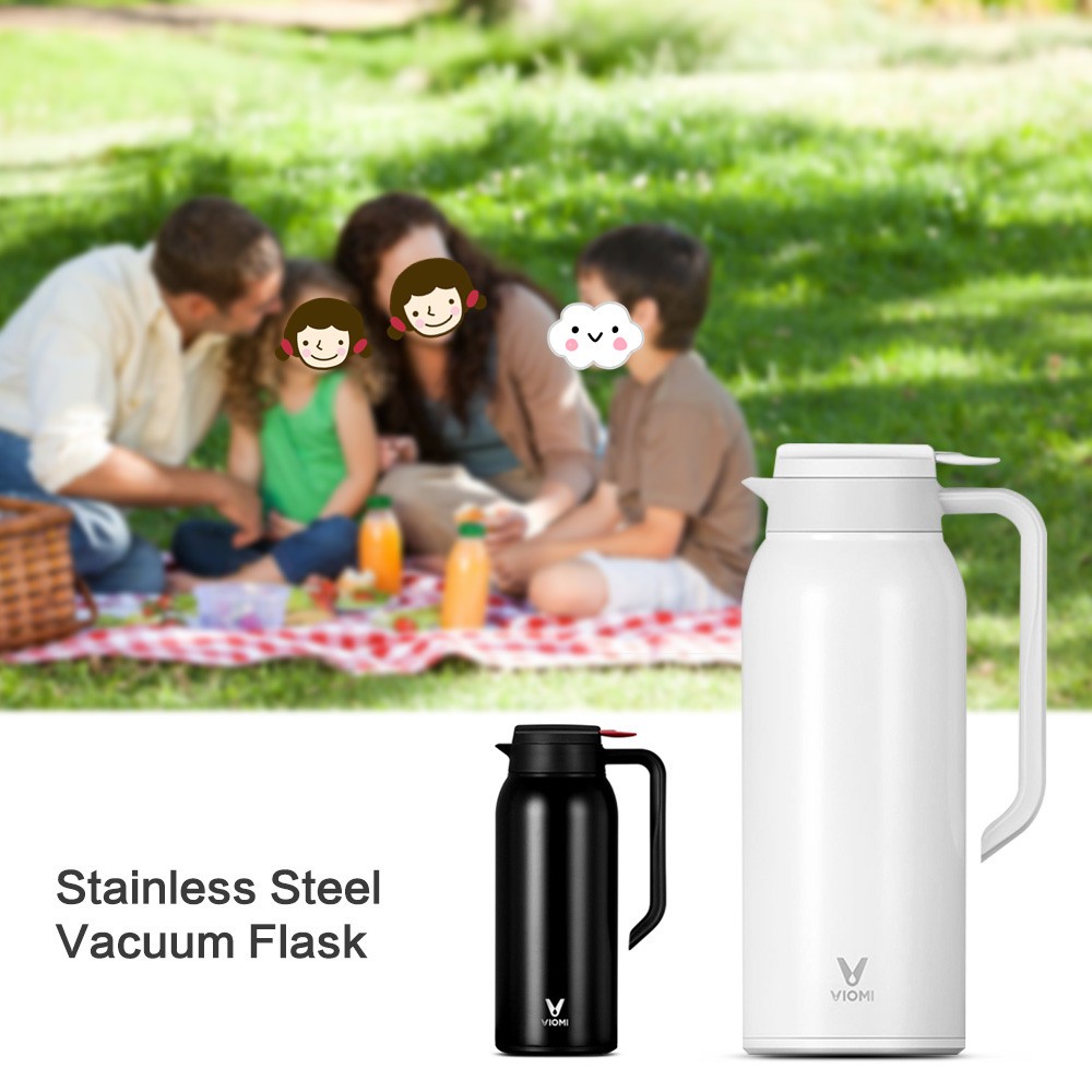 Xiaomi Viomi Yunmi Thermal Insulation Thermos 1.5L Black - PowerMall